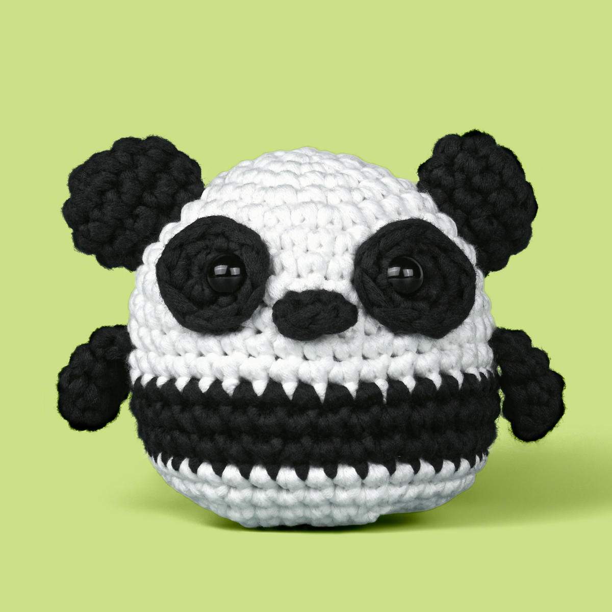 Panda Crochet Kit | Beginner Amigurumi Panda - Fuppys