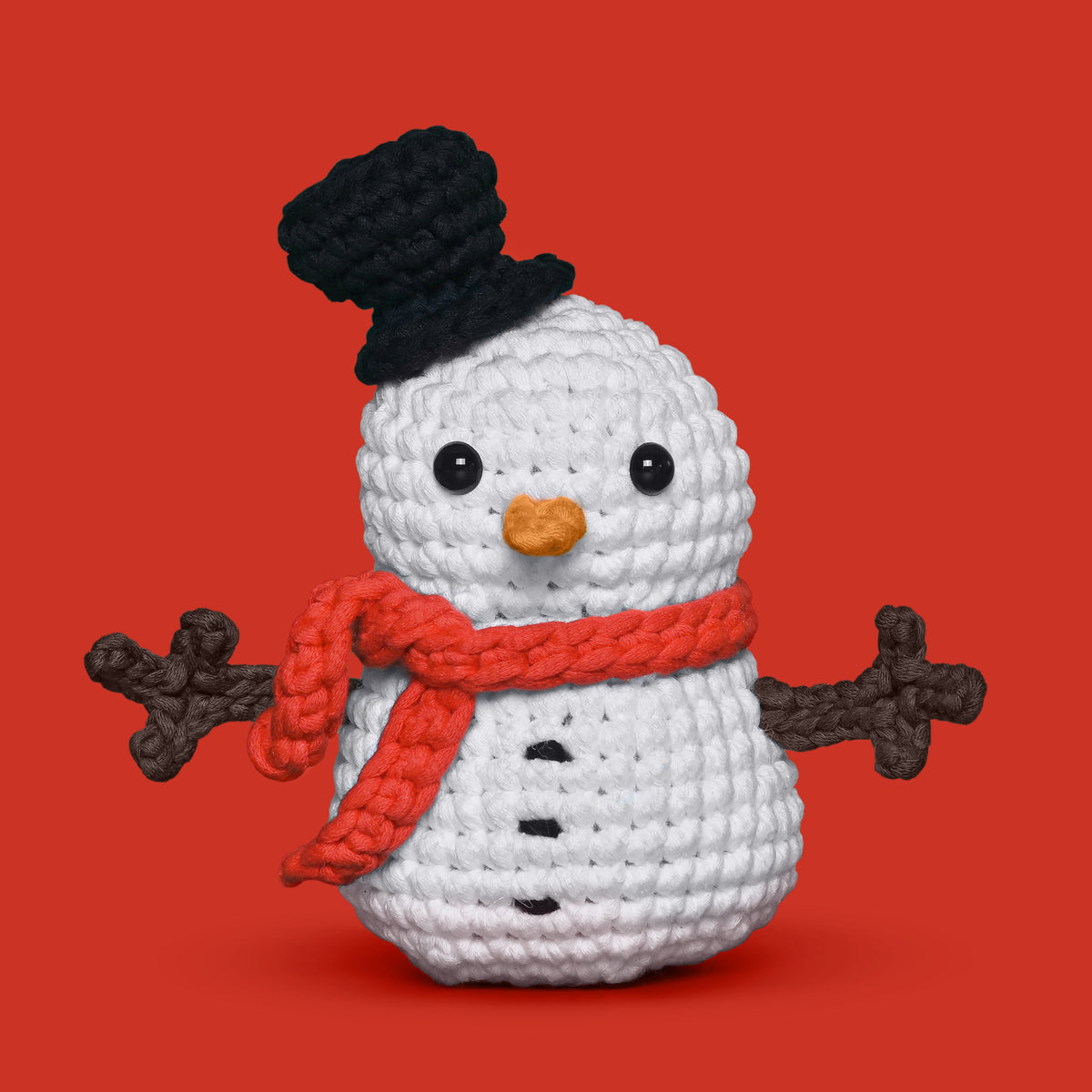 Snowman Crochet Kit UK | Beginner Amigurumi Bundle – Fuppys